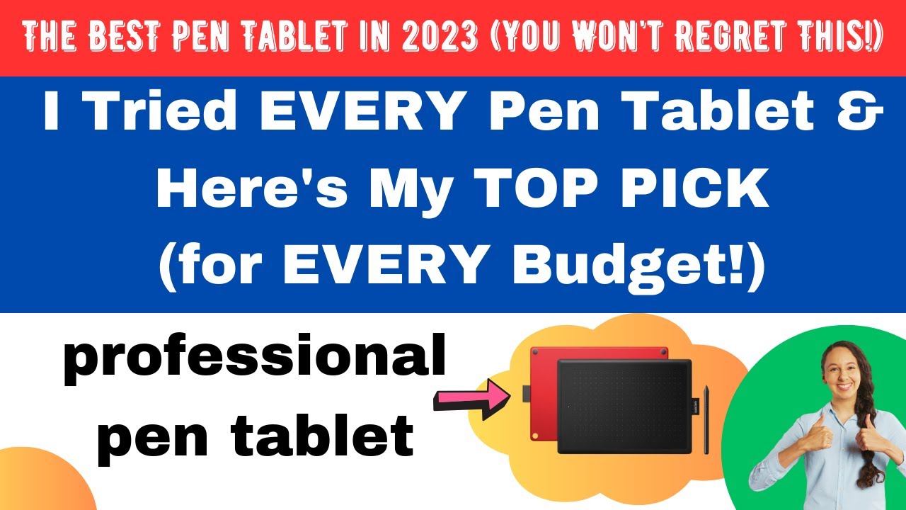 The BEST Pen Tablet in 2023 (You Won't Regret This!) | Best budget Pen ...