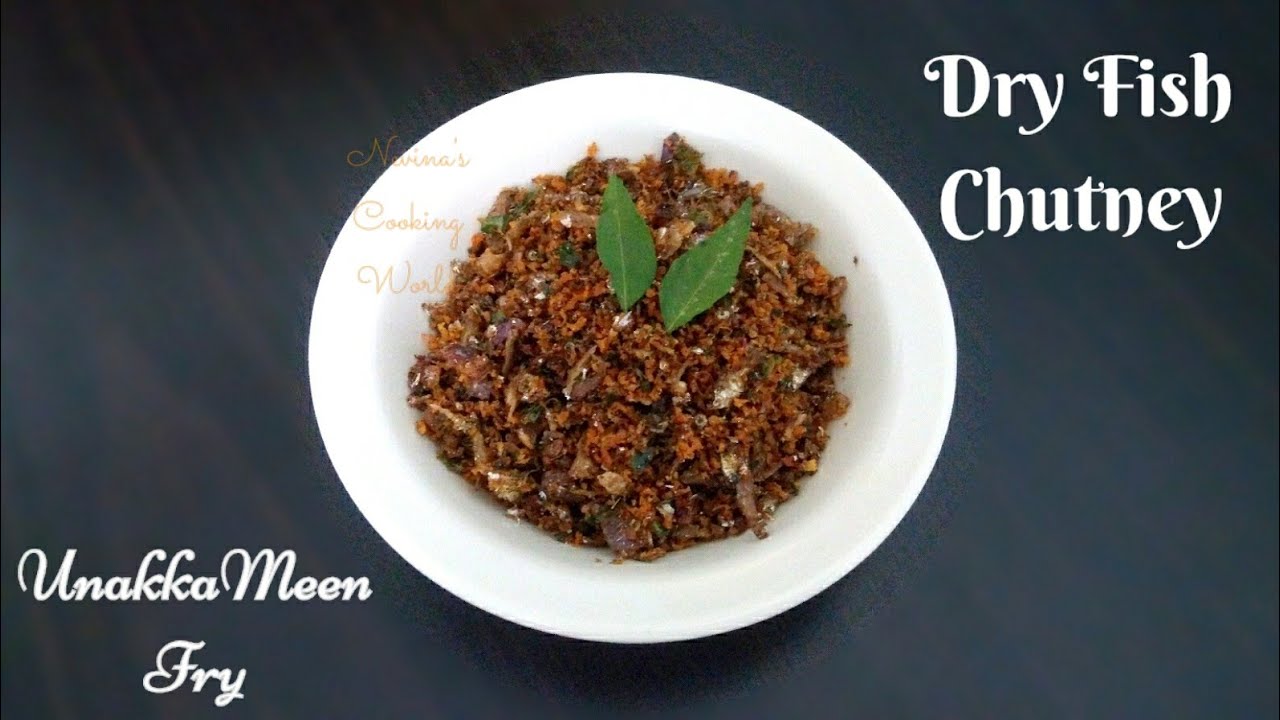 ഉണക്കമീൻ ചതച്ചത് | Dried Fish Chutney | UnakkaMeen Fry |Village Foods ...