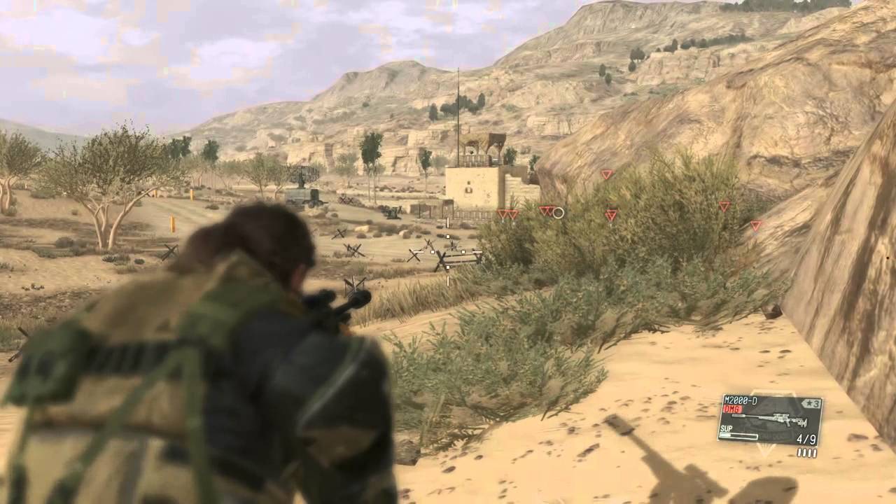 MGSV Clearing an outpost - YouTube