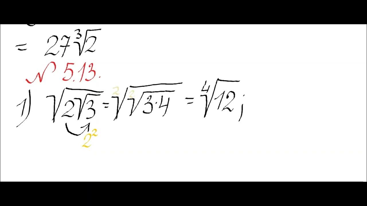 10 клас Алгебра Перетворення коренів Дії з коренями - YouTube