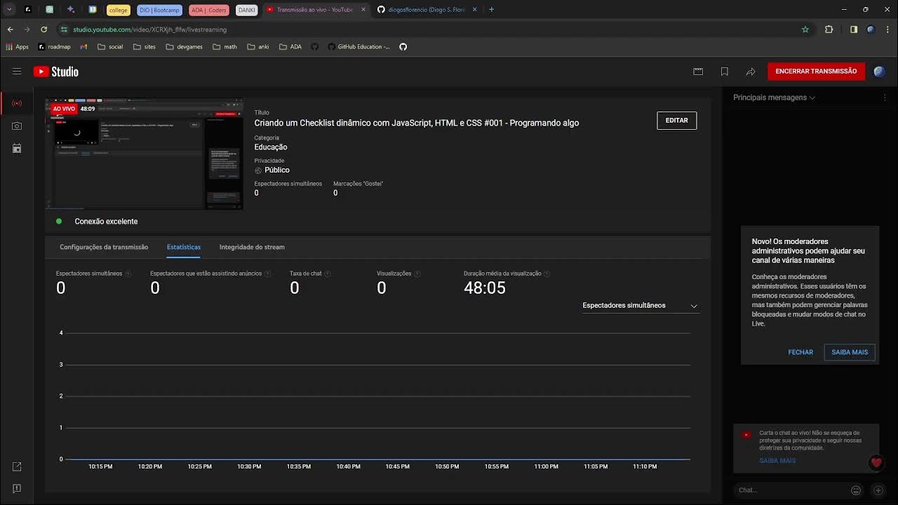 Criando um Checklist dinâmico com JavaScript, HTML e CSS #001 - Programando algo - YouTube