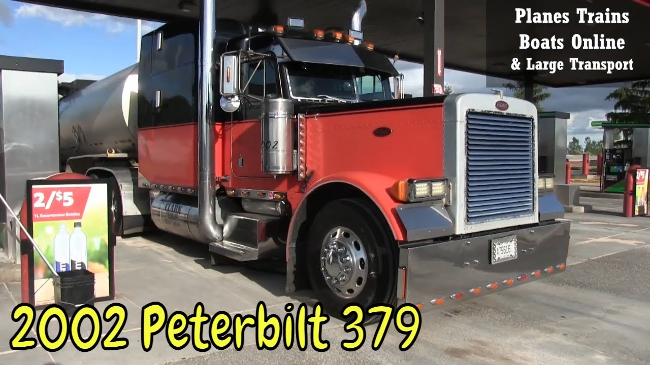 2002 Red & Black Peterbilt 379 Spotted In Ohio - YouTube