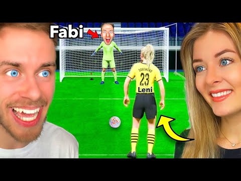 ELFMETER BATTLE vs meine FREUNDIN Leni: wer ist besser? 👀⚽️