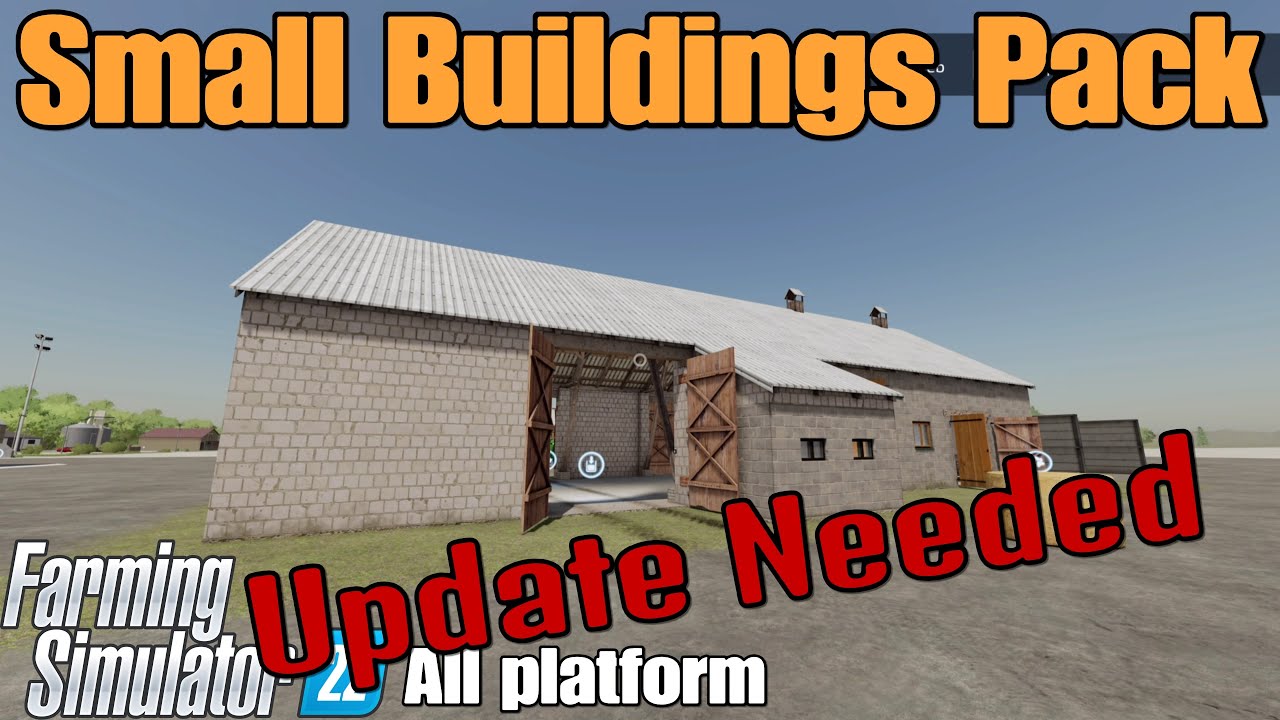 Small Buildings Pack / FS22 mod for all platforms - YouTube