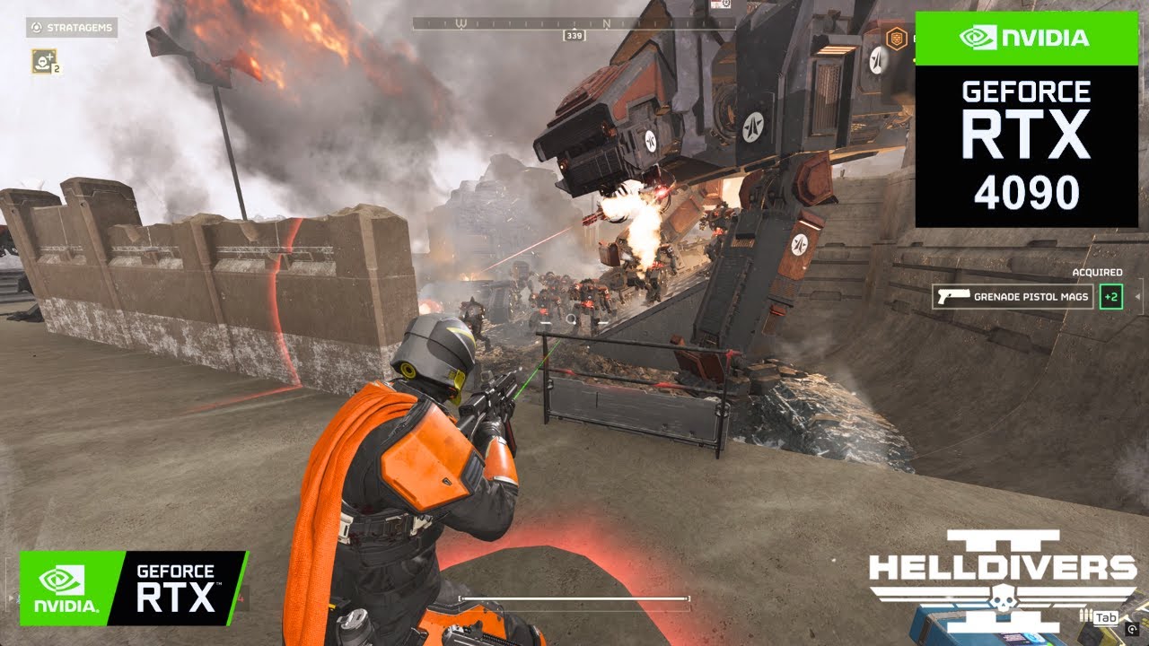 HELLDIVERS 2: WHAT A DAY on RTX 4090 24GB (4K Maximum Graphics) - YouTube