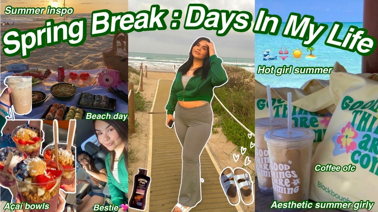 Spring Break Prep : Beach Trip, Açaí Bowls,Shopping + & MORE! - YouTube