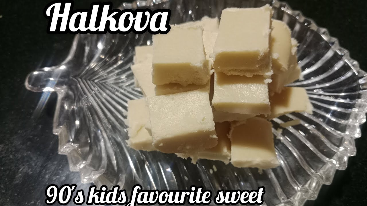Halkova Recipe|90's kids favourite sweet Recipe|3 ingredient Sweet ...