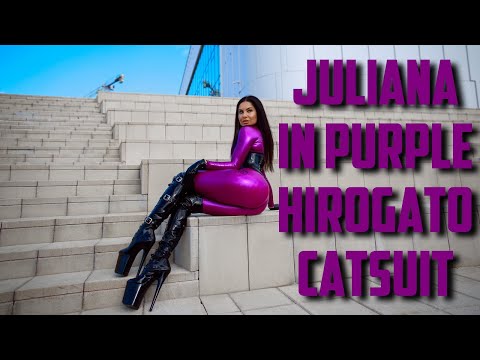 JULIANA IN HIROGATO PURPLE CATSUIT