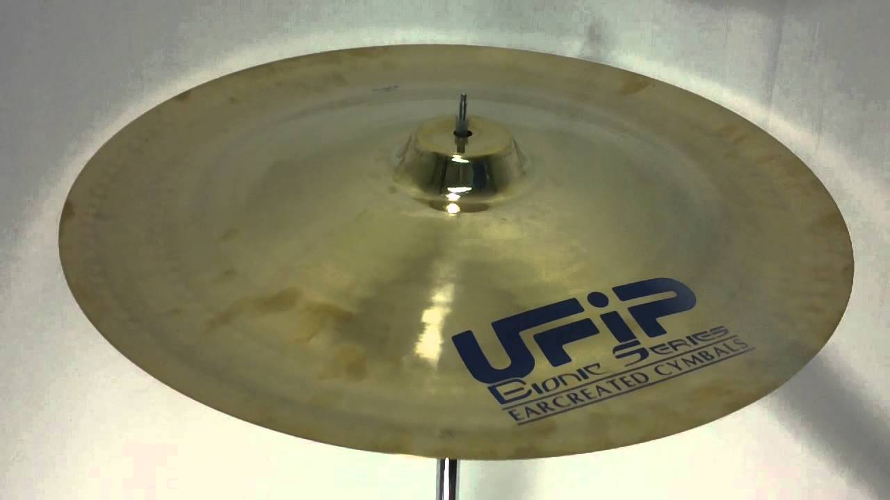 UFIP Bionic China Cymbal 20" - YouTube