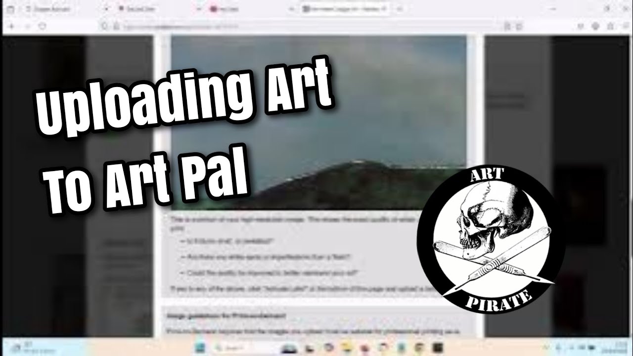 Uploading Collage Art To Art Pal - YouTube