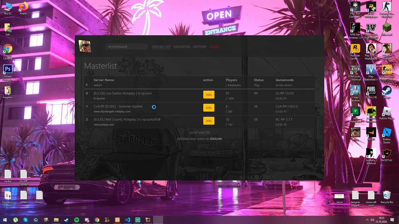 better looking sa-mp launcher | samp-master - YouTube