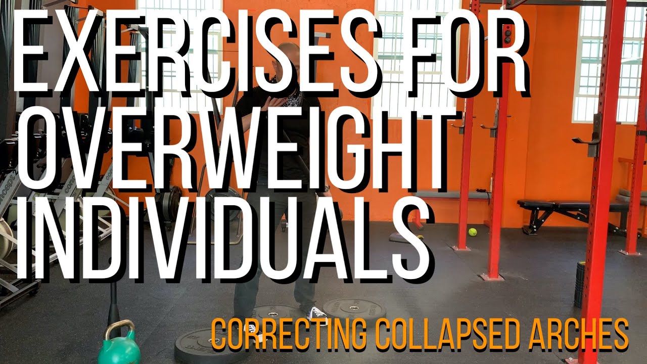 Exercises for Overweight Individuals - "Blocking" the feet to correct ...