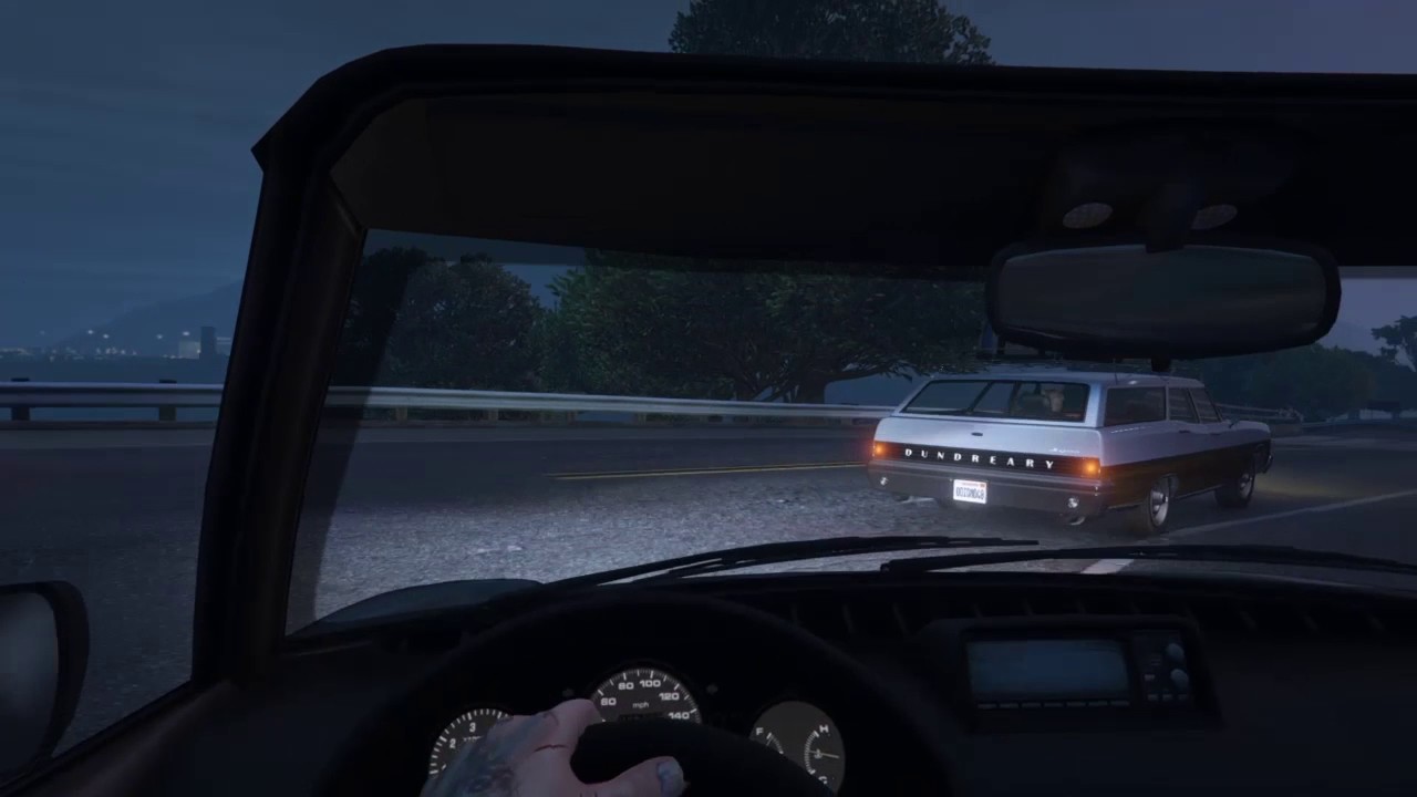 Grand Theft Auto 5 - Casual Night Drive In A Convertible (Driving Like ...