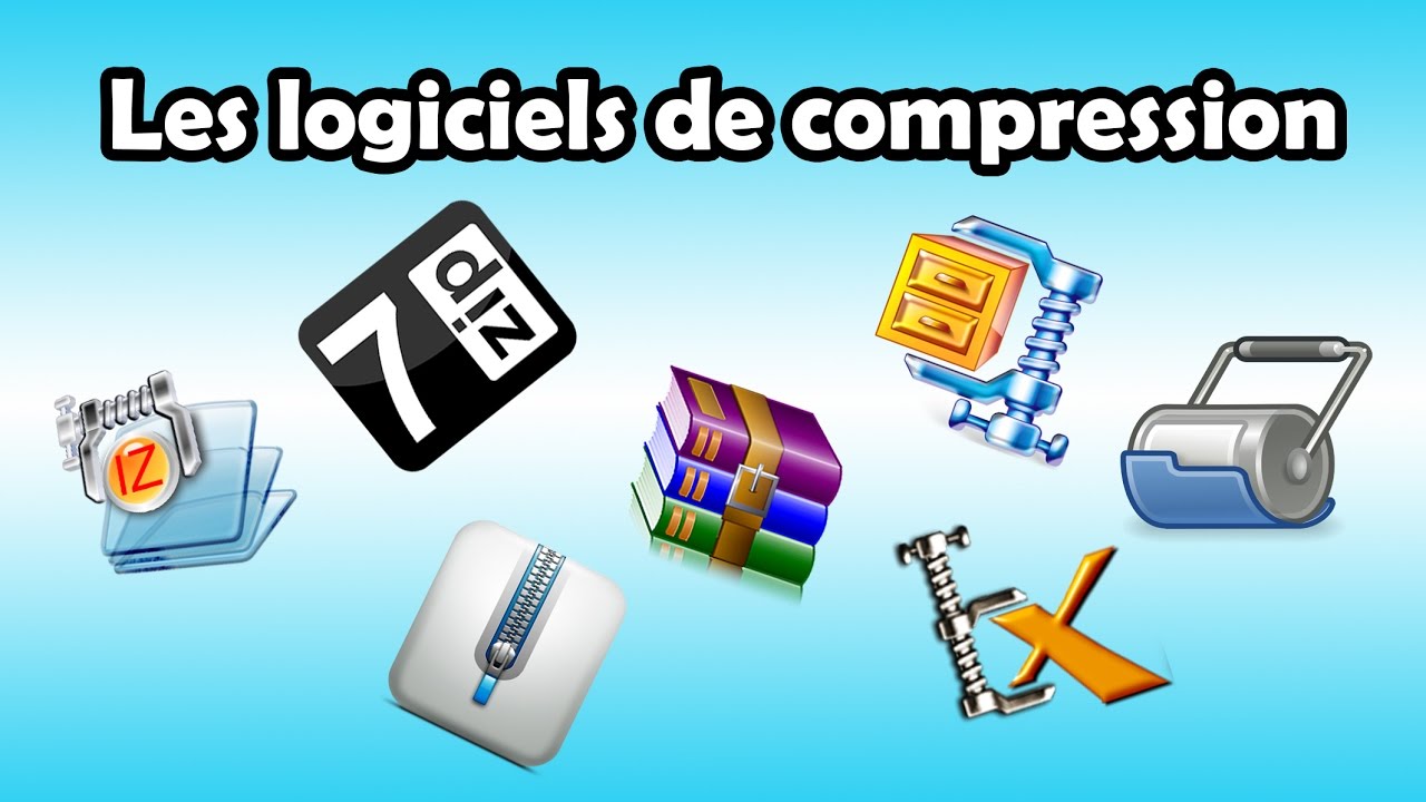 les logiciels de compression - YouTube