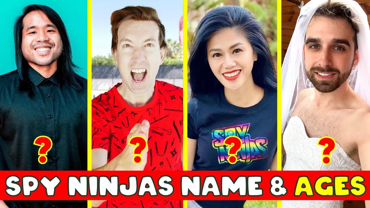 Spy Ninjas Members Real Name and Ages 2025 - YouTube