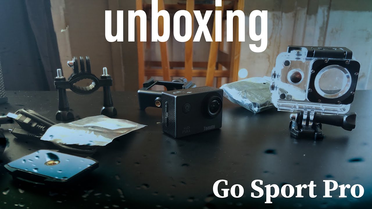 UNBOXING - CAMERA GO SPORT PRO - YouTube