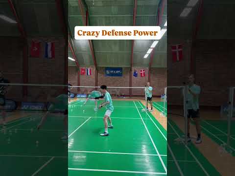 World Class Cross Defense  #badmintondrills #badminton #badmintontips #badmintontraining