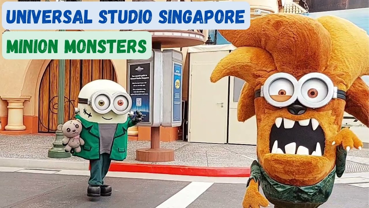 Minion Monsters at Universal Studio Singapore October 2022 - YouTube