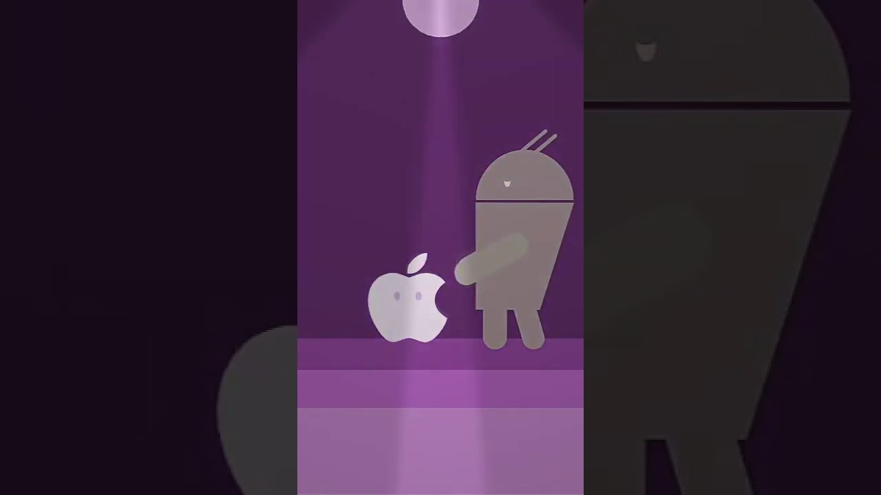 Android peeing on apple (sound effects) - YouTube