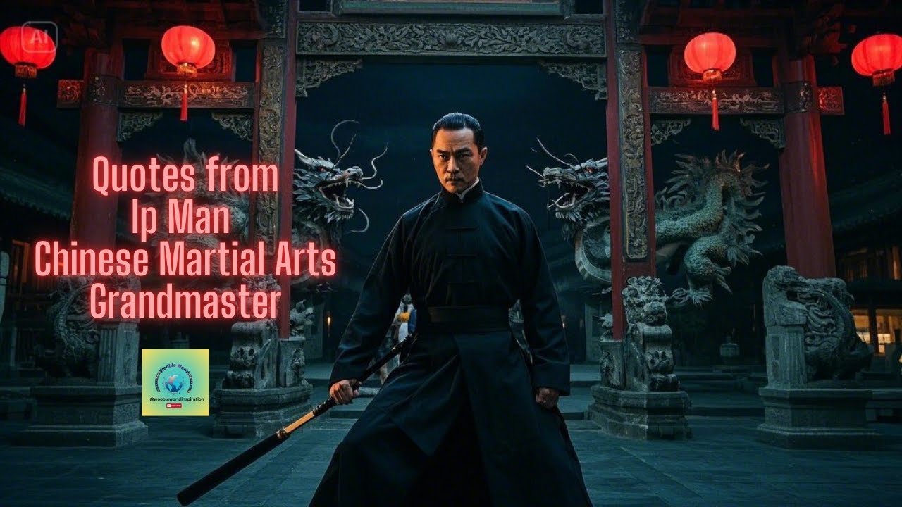 quotes from Ip man Chinese martial arts grandmaster - YouTube