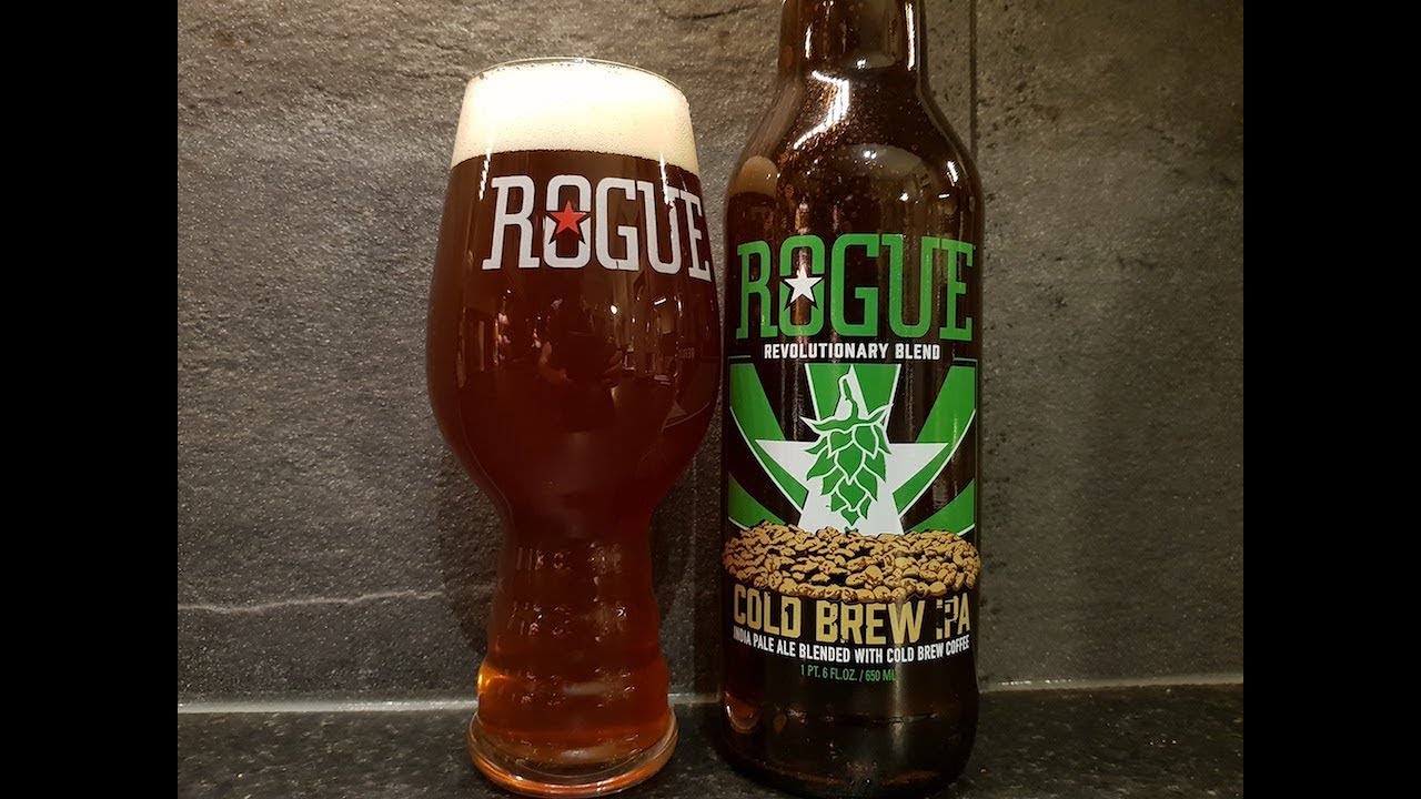 Rogue Cold Brew IPA By Rogue Ales | American Craft Beer Review - YouTube