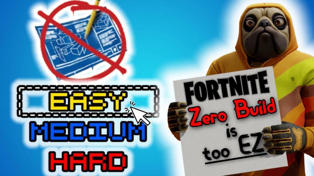 Fortnite on EASY mode... (The Zero Build Experience) - YouTube