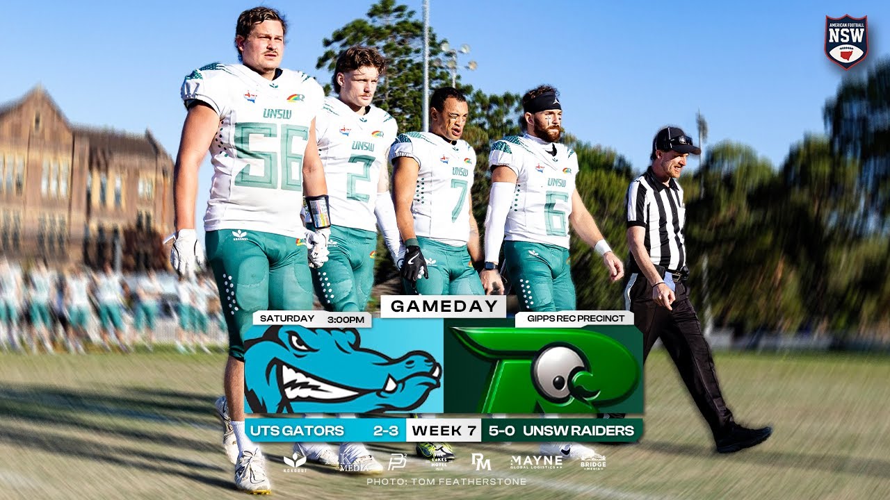 UNSW Raiders @ UTS Gators - Livestream | Week 7 | Season 2025 - YouTube