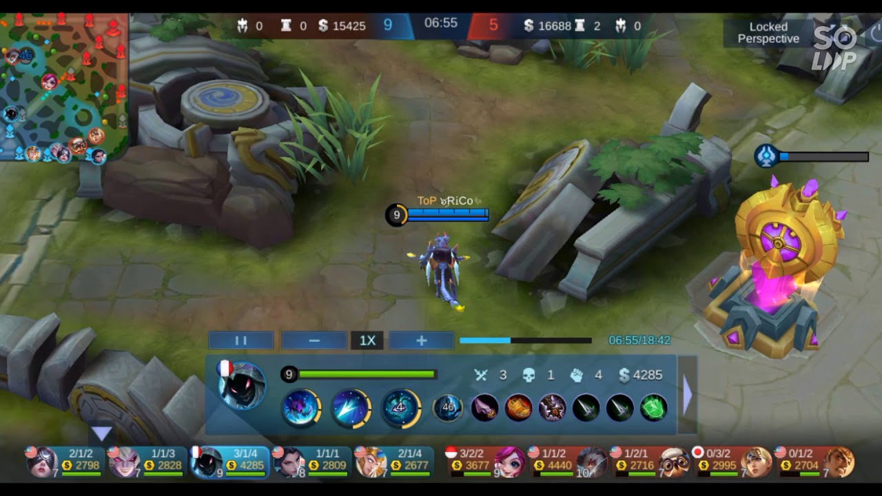 Mobile Legends, ACE classic game, HELCURT play well - YouTube