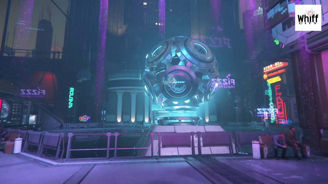 ArcCorp Area 18: Hab to Spaceport || Lost Citizen || A walk through ...