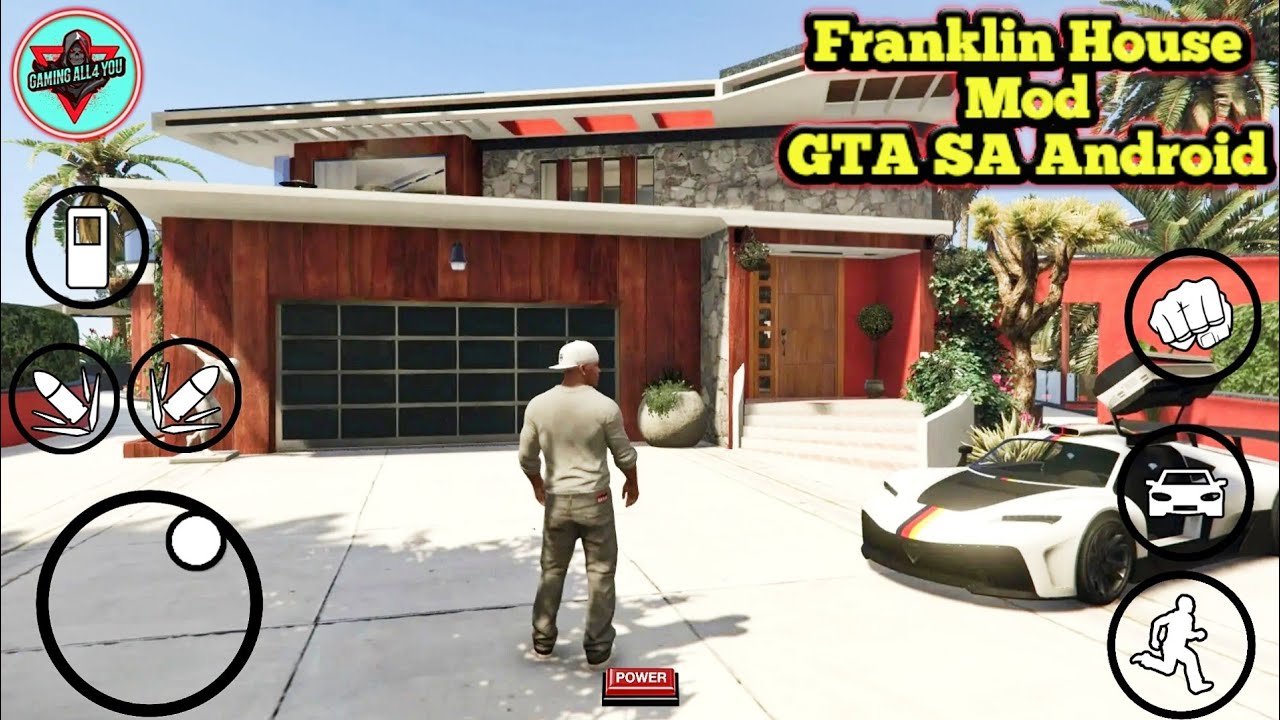 GTA 5 Franklin house Mod | GTA San Andreas Android | GAMINGALL4YOU ...