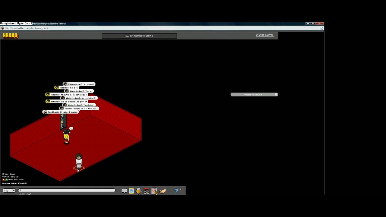 ME AT A HABBO COIN SHOP MAKING A YOUTUBE VIDEO - YouTube