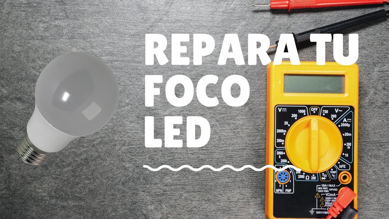 Solución simple para alargar la vida útil de los focos led. - YouTube
