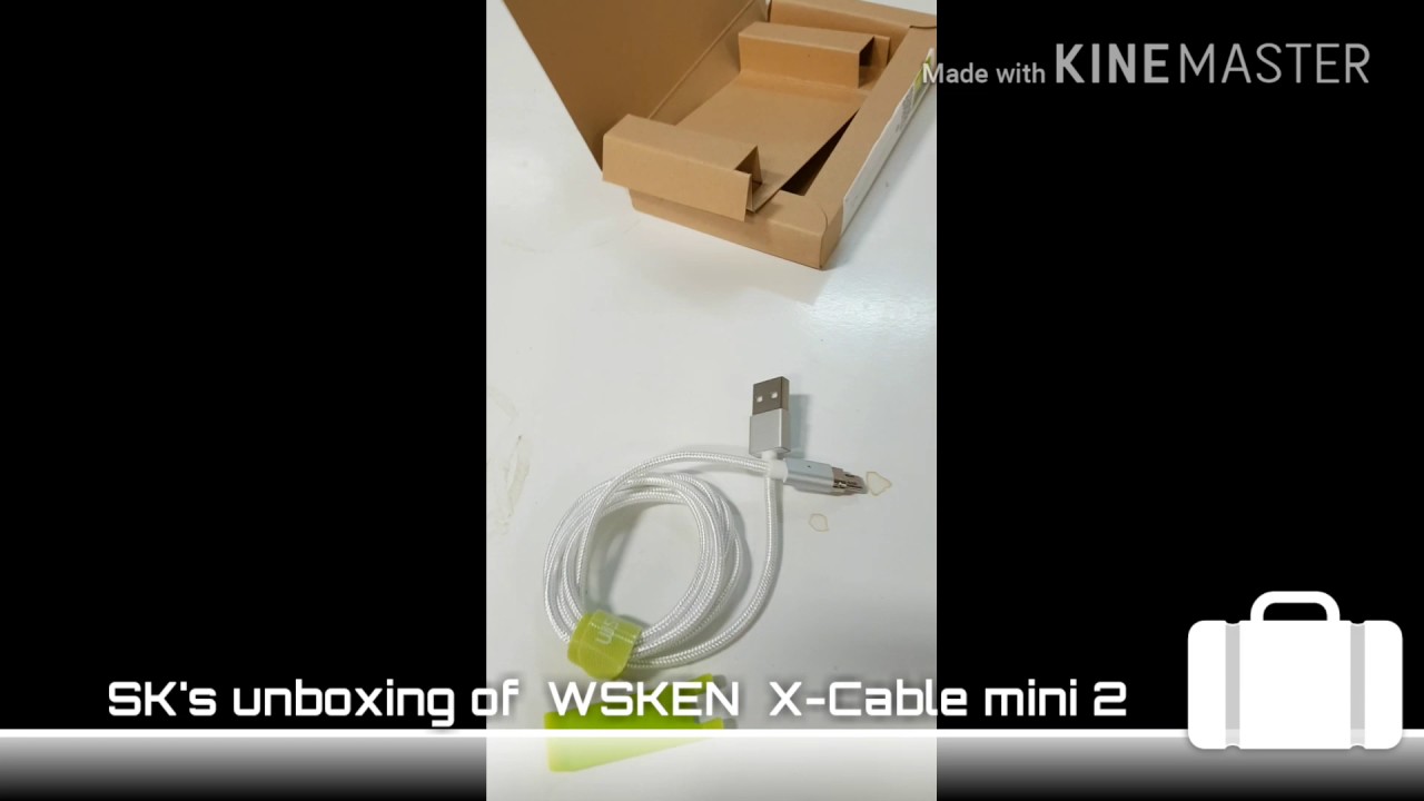 *SK* UnBoxing WSKEN X-Cable Mini 2 Magnetic Micro USB Charging Cable ...