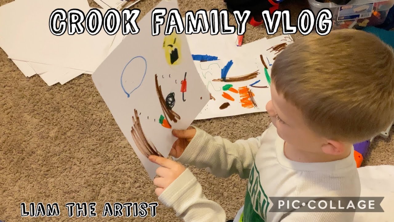 Crook family vlog (Liam the artist) etc... - YouTube