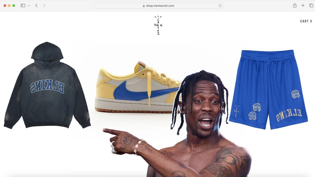 Travis Scott's Elkins Merch & Canary Raffle 🌵🔥 - YouTube