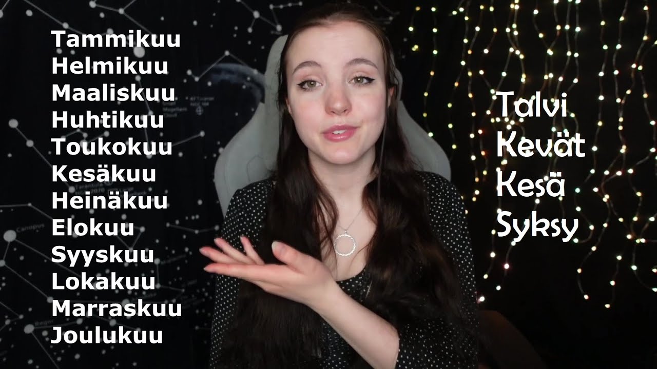 Learn Finnish - Seasons and months - Vuodenajat ja kuukaudet - YouTube