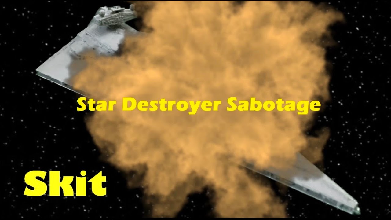Star Wars Star Destroyer Skit #1 - Rebel Agents Infiltrate An Imperial ...
