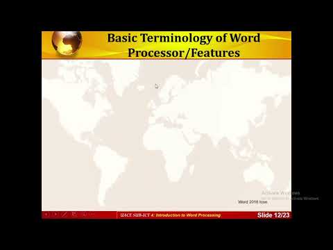 Lesson 8 Computer Word Processing - YouTube