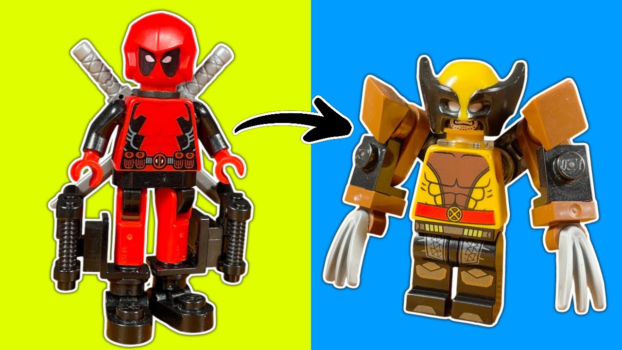 I Made Lego Minifigures With Upgraded Arms And Legs 2 - YouTube