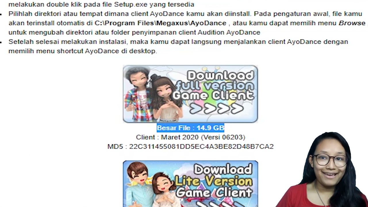 TUTORIAL EASY DOWNLOAD & INSTALL GAME AUDITION AYODANCE by MASASI ...