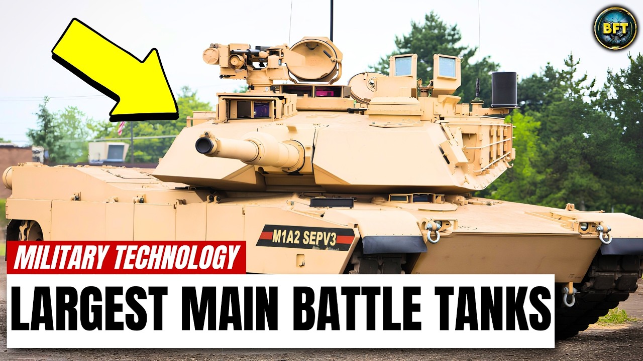 Top 10 Largest Main Battle Tanks in the World! - YouTube