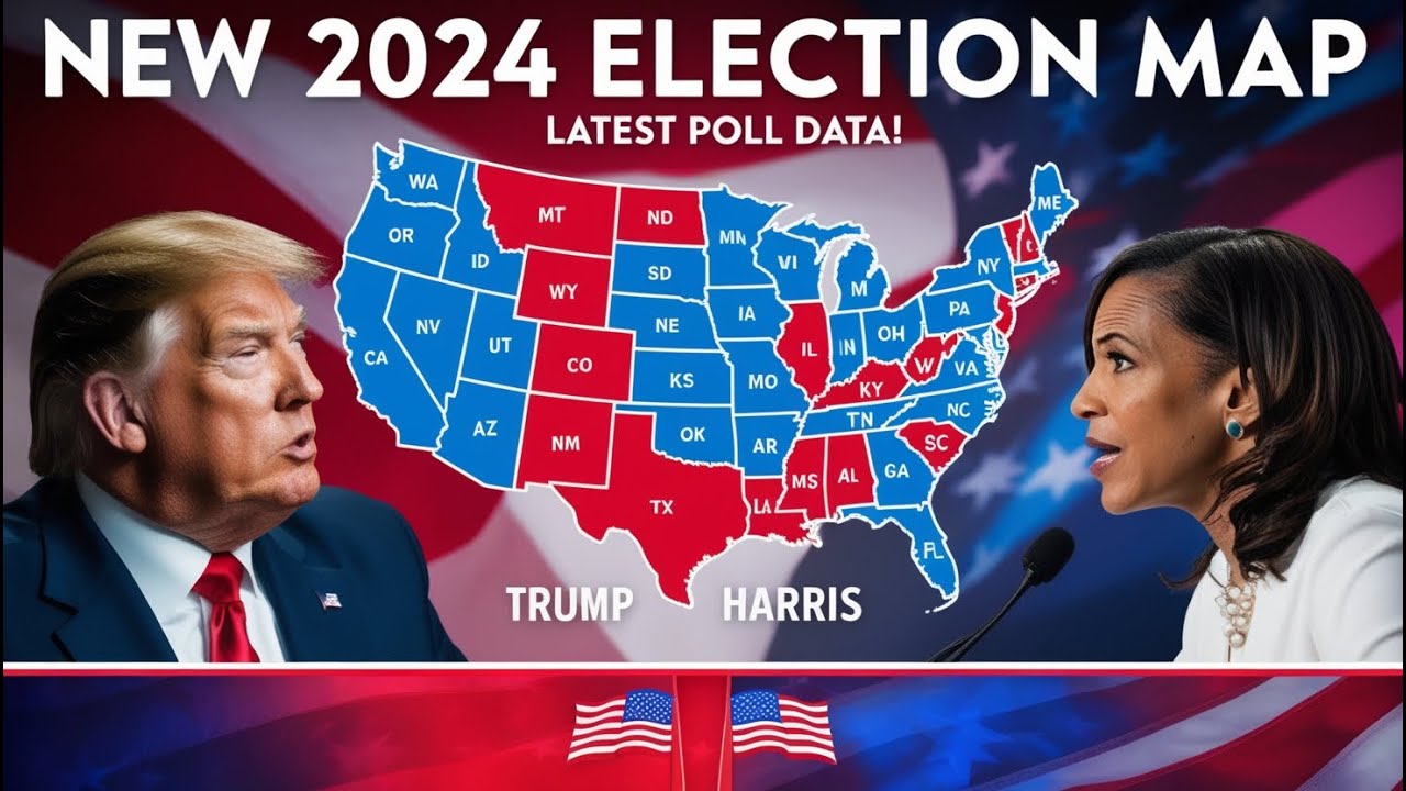 UPDATED 2024 Election Map: Breaking Down the Latest Poll Data Across ...