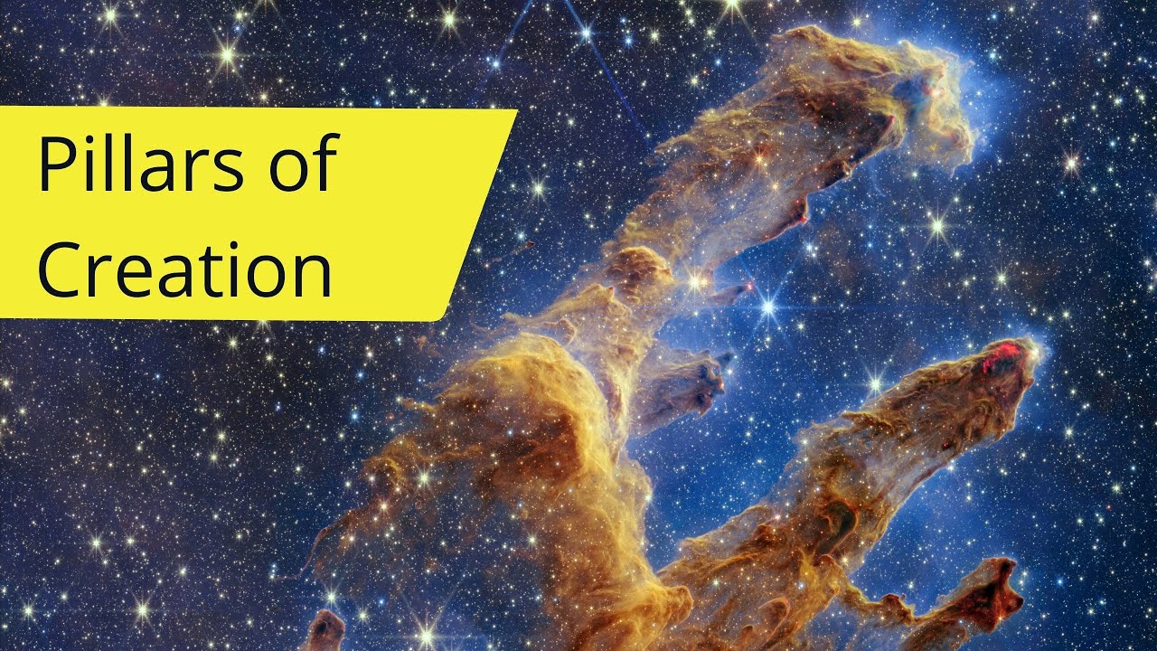 Pillars Of Creation Captured By James Webb - 4K Video - YouTube