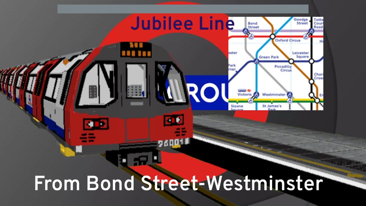 Minecraft 1996 Stock Bond Street to Westminster Jubilee Line (Read ...