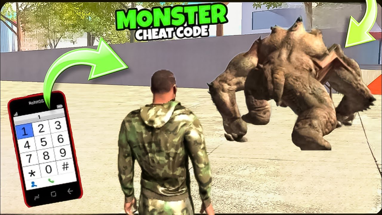 Monster Cheat Code? Indian Bike Driving 3D Monster Update |indian bike driving 3d - YouTube