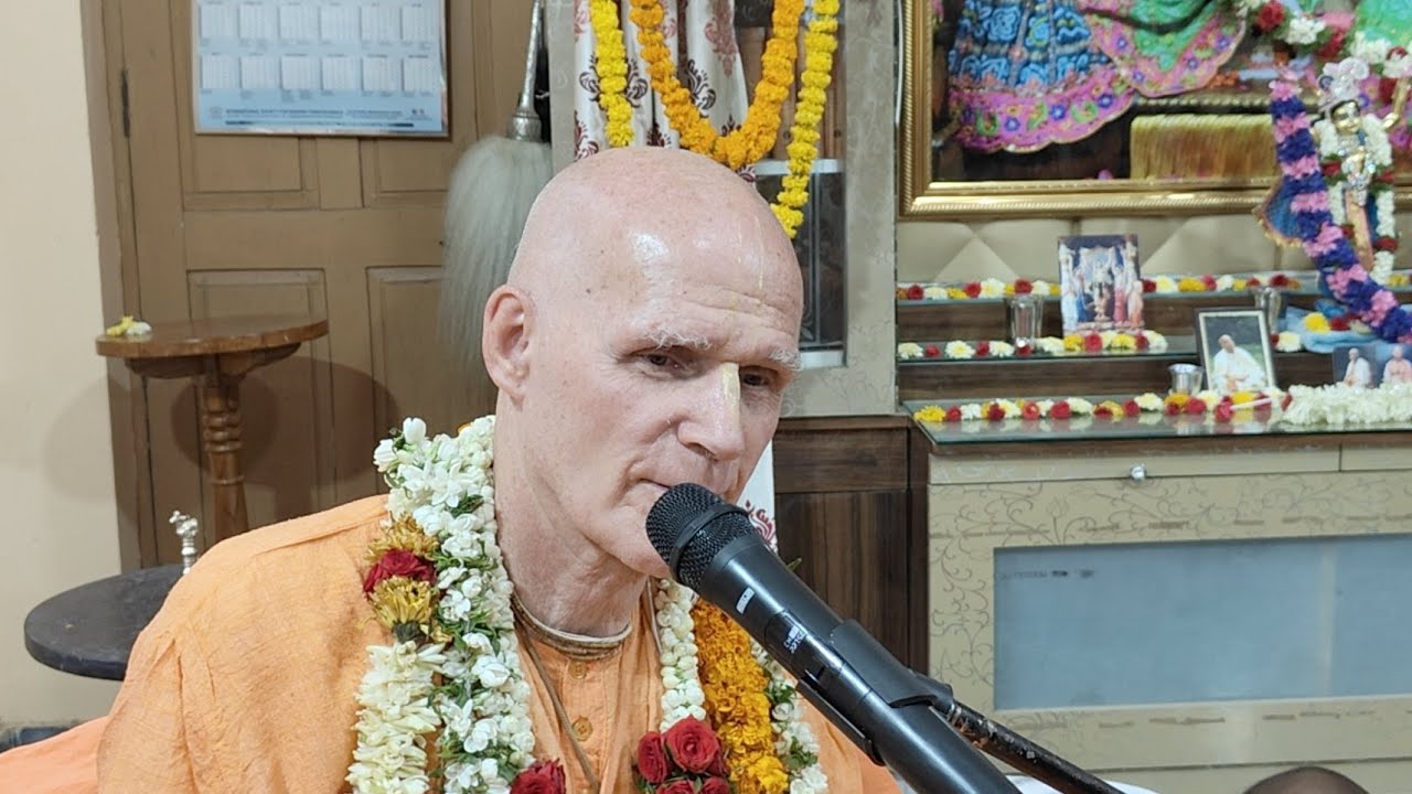 initiation class in iskcon rampally - YouTube