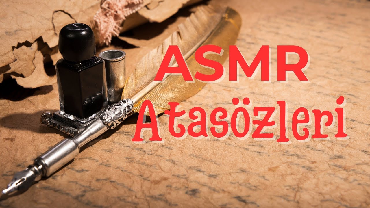 ASMR Kitap Okuma | Atasözleri ve anlamları | Türkçe ASMR | Fısıltılı ...