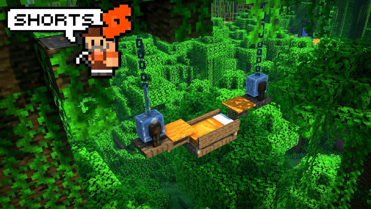 Minecraft | How to Build a Hammock - YouTube