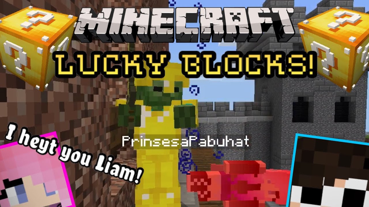 LUCKY BLOCKS with Liam! | Minecraft Pocket Edition | PART #1 - YouTube