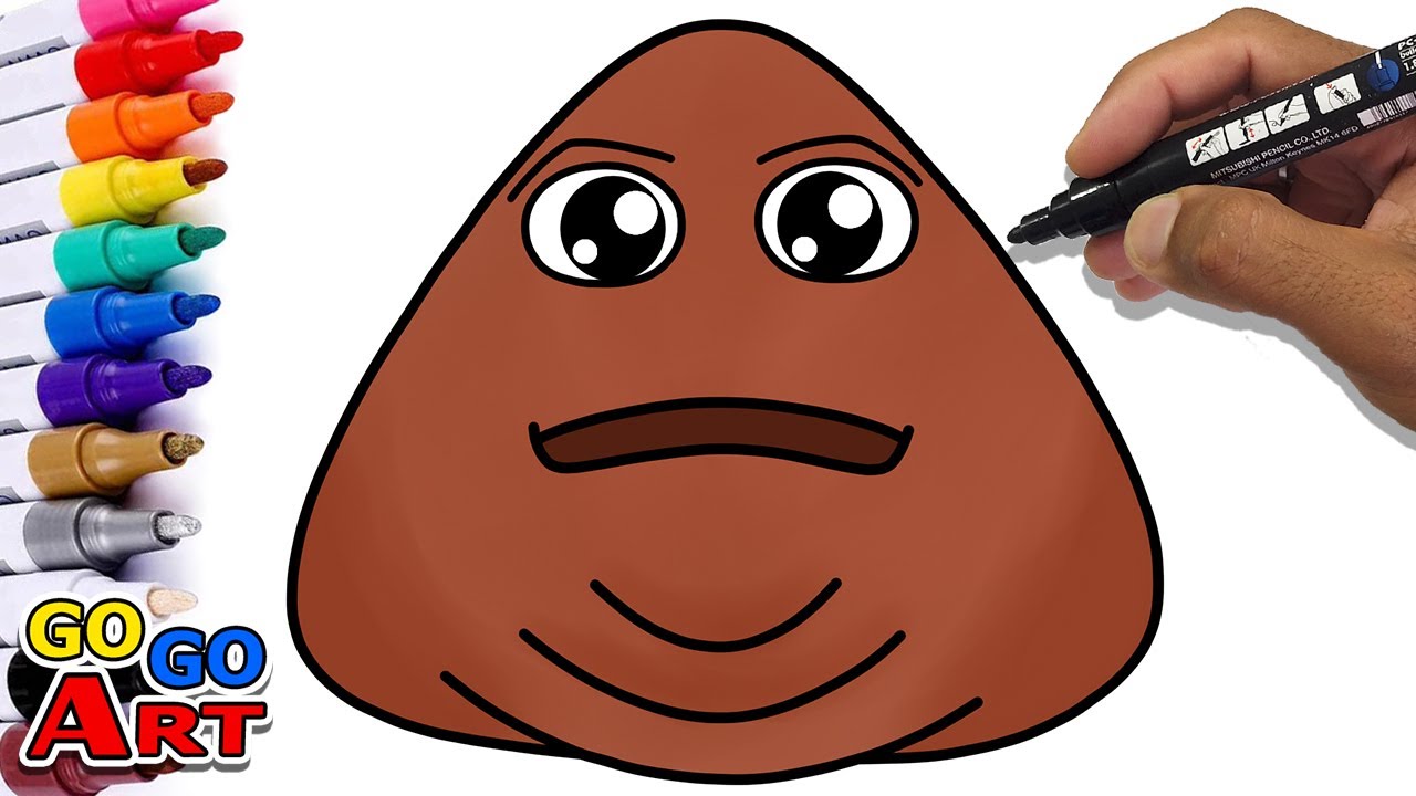 How To Draw POU Now GIANT - YouTube